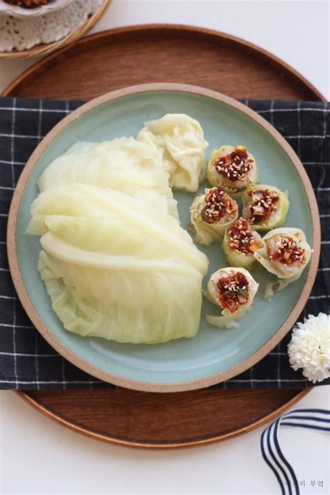 물에 양배추 삶는법 쉽게 양배추 찌는법 찌기 찌는시간 양배추쌈 쌈밥 양념장 네이버 블로그