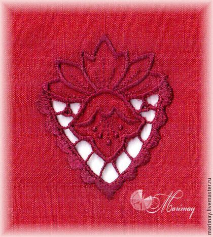 Дизайны машинной вышивки . Ришелье "Цветущий гранат" в интернет ...