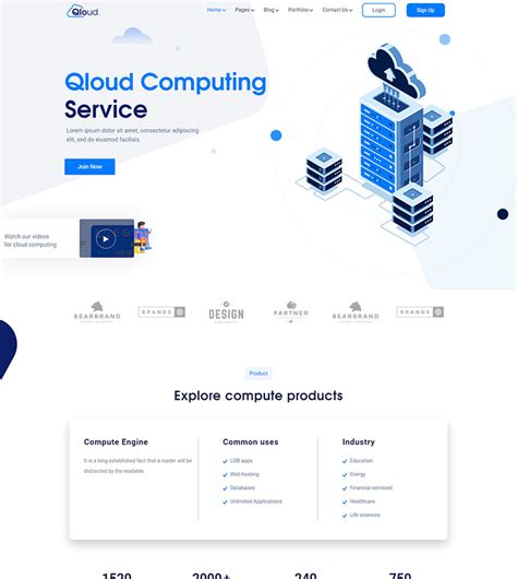 qloud qloud technology wordpress theme