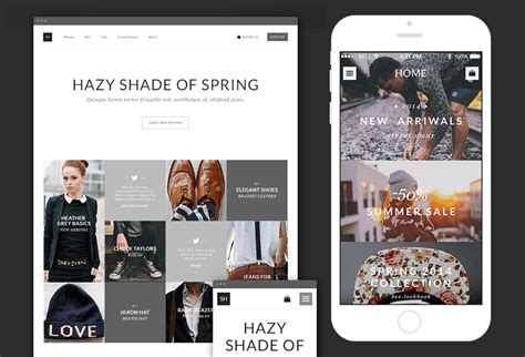 eCommerce Website and Store App PSD - GraphicsFuel