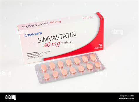 Simvastatin 40mg Tablets For The Treatment Of High Cholesterol That