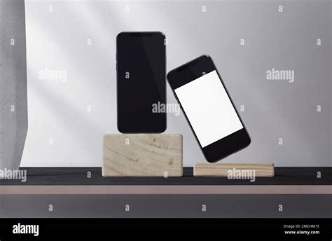 Images Of New Technology Devices Of Computer With White And Black Screen Where You Can Add Text