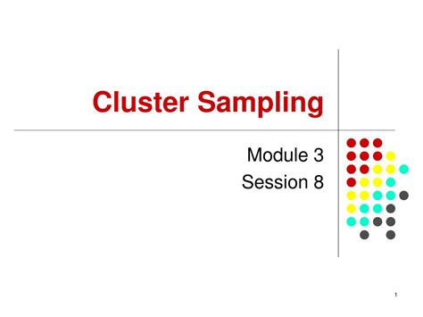 ppt cluster sampling powerpoint presentation free download id 3357573