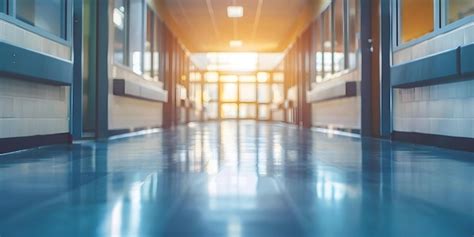 Premium Photo Inside A College Building Showing Modern Architecture