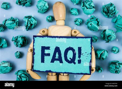 Word Writing Text Faq Motivational Call Business Concept For Frequently Asked Question For