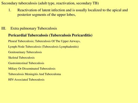 Ppt Tuberculosis Induced Pericarditis General Information Powerpoint