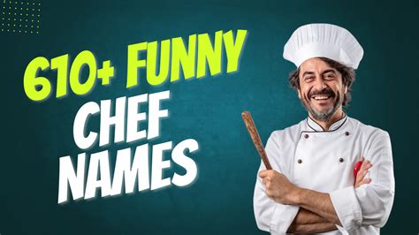 391 Funny Chef Names From Wok Stars To Grill Masters