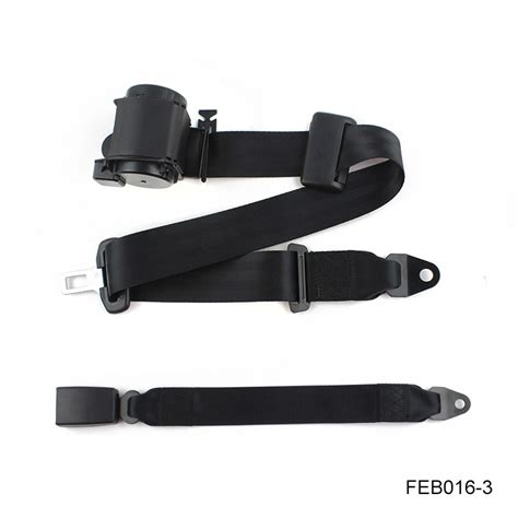 Feb016 3 Car Accessory Of 3 Point Auto Elr Seatbelt Wirh Special Plate