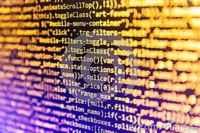 Programmer Typing New Lines Of Html Code Screen Of Code For Overlay Background Letters Chars