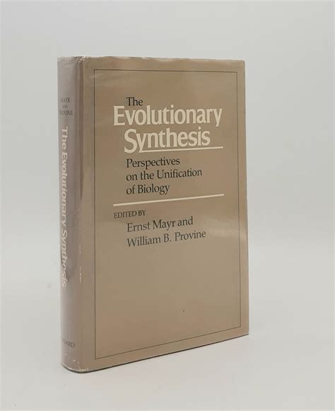The Evolutionary Synthesis Perspectives On The Unification Of Biology