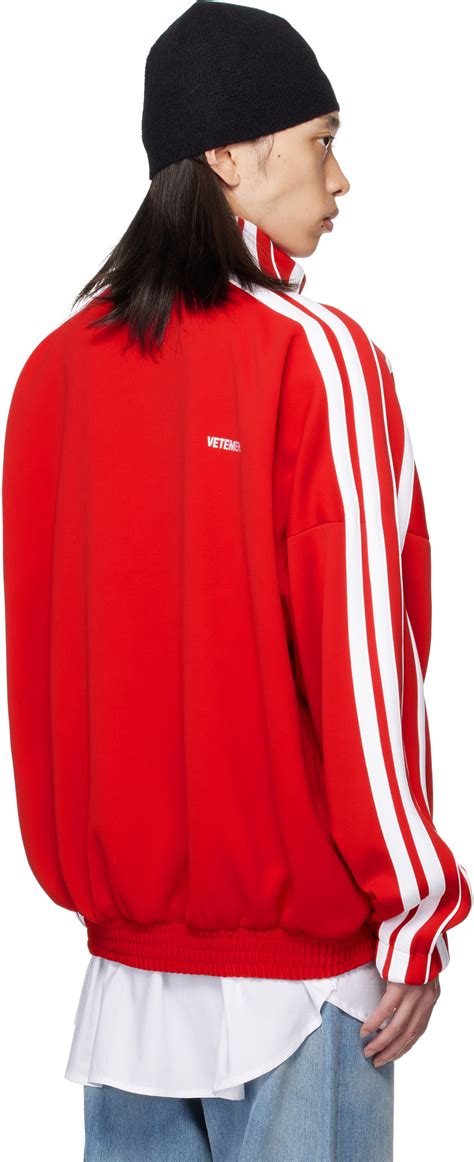 Vetements Red Gym Track Jacket Vetements
