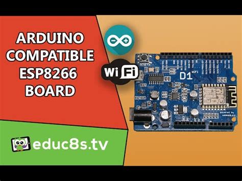 First Look At The WeMos D Arduino Compatible ESP Wifi Board Electronics Lab