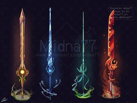 [closed] Element Sword Ver2 Adoptable By Midna77 On Deviantart