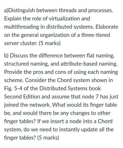 Adistinguish Between Threads And Processes Explain