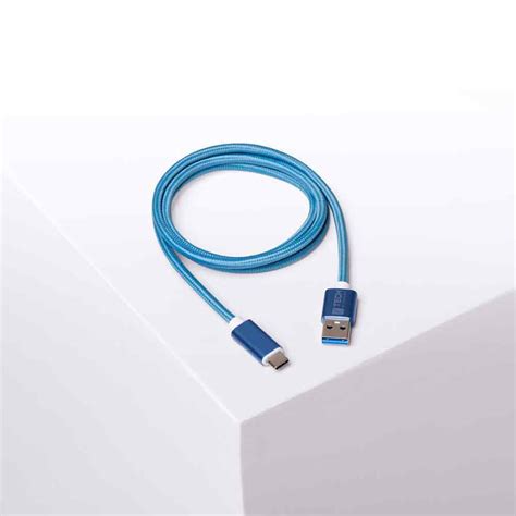 Type C Data Sync And Charge Cable Blue Travel Blue Travel Accessories