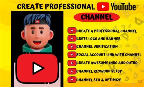 Create Setup Design And Optimize Youtube Channel With Logo By Web Tech Net Fiverr