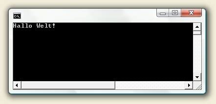 Hallo Welt Ein Erstes Kleines Programm In C Und C