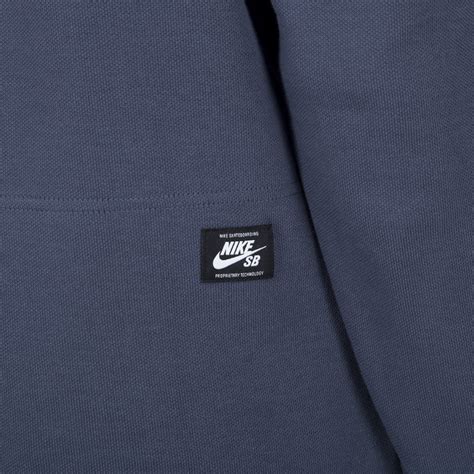 Nike Sb Dry Long Sleeve Polo Shirt Thunder Blue White Consortium