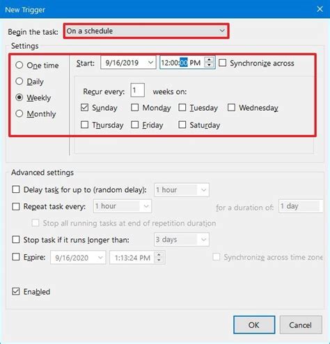 how to schedule a windows defender antivirus scan on windows 10
