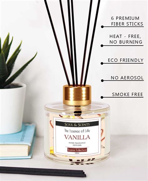 Buy Vanilla Reed Diffuser Scented Diffuser For Relaxing Atmosphere