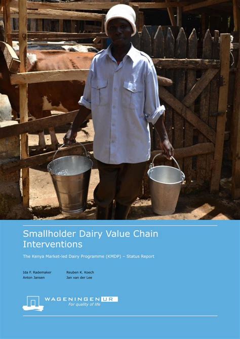 pdf smallholder dairy value chain interventions · smallholder dairy