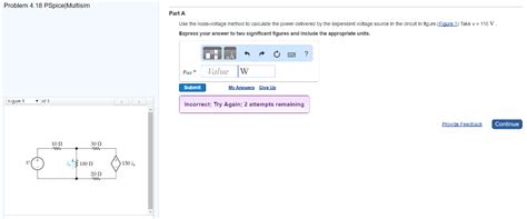 Solved Use The Node Voltage Method To Calculate The Power