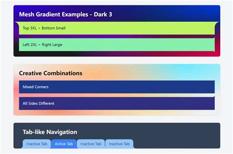 Apply Outer Rounded Corners To Tailwind Css Elements