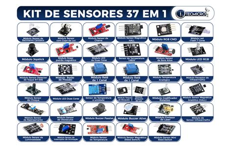Kit Sensores para Arduíno TECMICRO ANGOLA