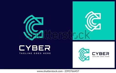 Circle Initial Letter C Circular Circuit Stock Vector Royalty Free Shutterstock
