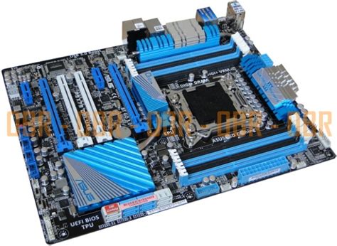 Первый взгляд на новую материнскую плату ASUS P9X79 Deluxe. Новости ...