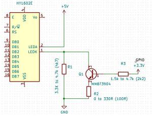 LCD Display Backlight Circuit TalKKonect