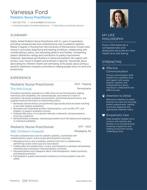 Sample Nurse Practitioner Resume