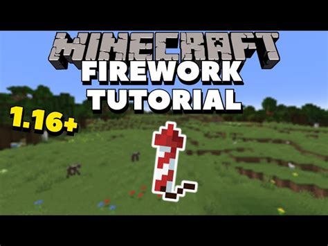 Minecraft How To Craft A Firework