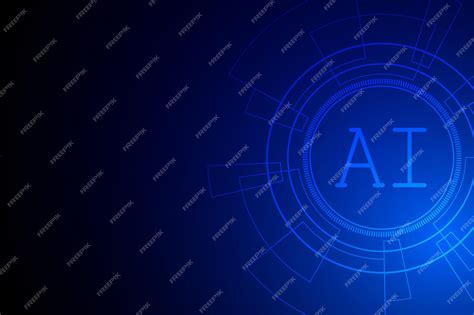 Premium Vector | Artificial Intelligence AI chipset on circuit board futuristic Technology Concept