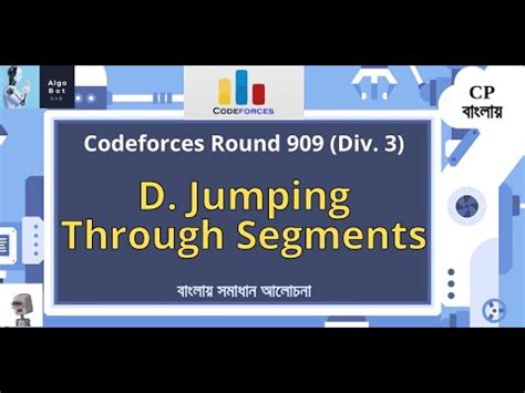 D Jumping Through Segments Codeforces Round Div বলয সমধন আলচন YouTube