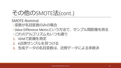 Smote Resampling Method Slides 02 19 2018