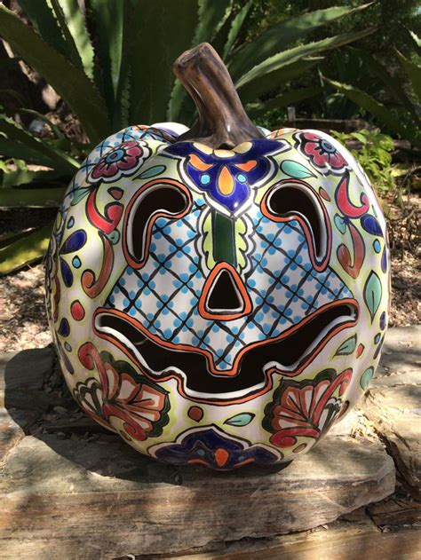 18 Talavera Lantern Pumpkin 11999 Available In Store Only At The