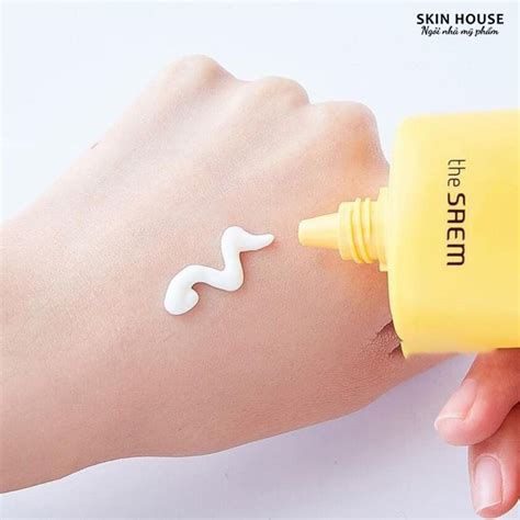 Kem chống nắng The Saem Eco Earth Power Pink Sun Cream - SKIN HOUSE