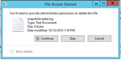 Can T Delete File Even Though Windows Server Acts Like It Is Deleting Super User