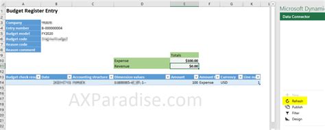 How To Add Financial Dimensions Column Mapping In Excel Template Office Integration AX Paradise