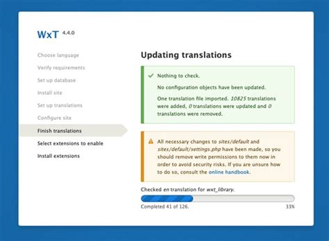 how to install drupal wxt 4 for canadian government websites