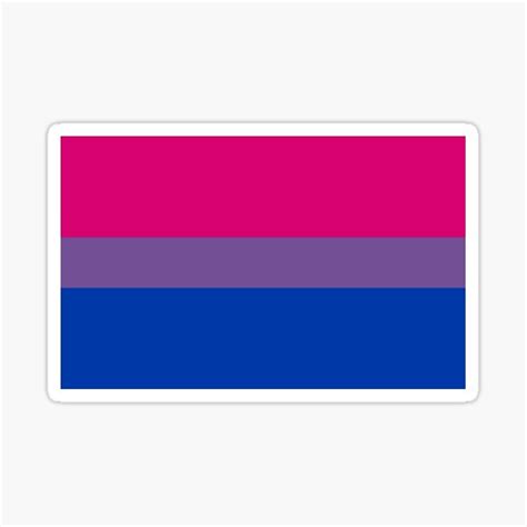Bi Sexuality Flag Sticker By Somekindofguru Redbubble
