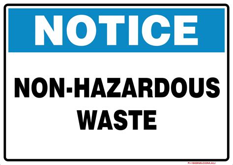 Hazardous Waste Sign