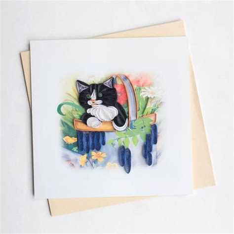 Quilling Cards Handmade Paper Quilled Greeting Cards Blue Quilled