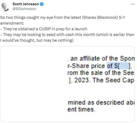 전문가 블랙록 10월 Btc 현물 Etf 초기자본 조달 계획했다” 코인니스