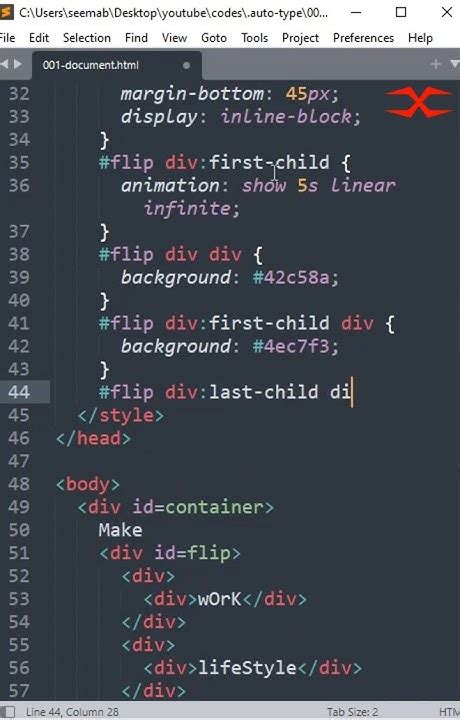 Text Animation Html Css Youtube