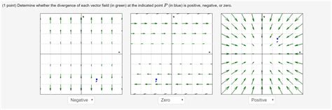 Solved 1 Point Determine Whether The Divergence Of Each