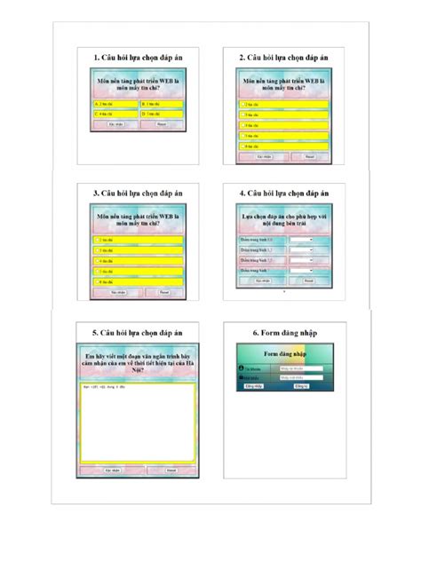 Bài Tập Html Pdf
