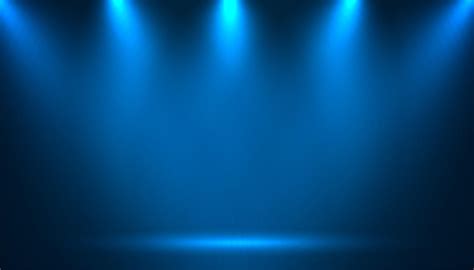 Free Vector Glowing Focus Light Effect On Abstract Stage Background