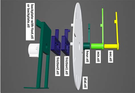 Wifi Sync Clock By Shiura Download Free Stl Model